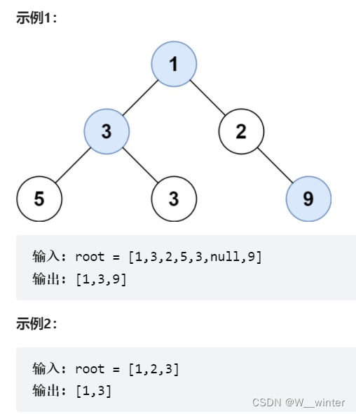 LeetCode_515 在每个树行中找最大值-CSDN博客