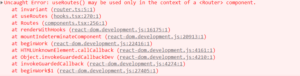 react路由配置和报错处理_error: unknown keyword formatminimum-CSDN博客
