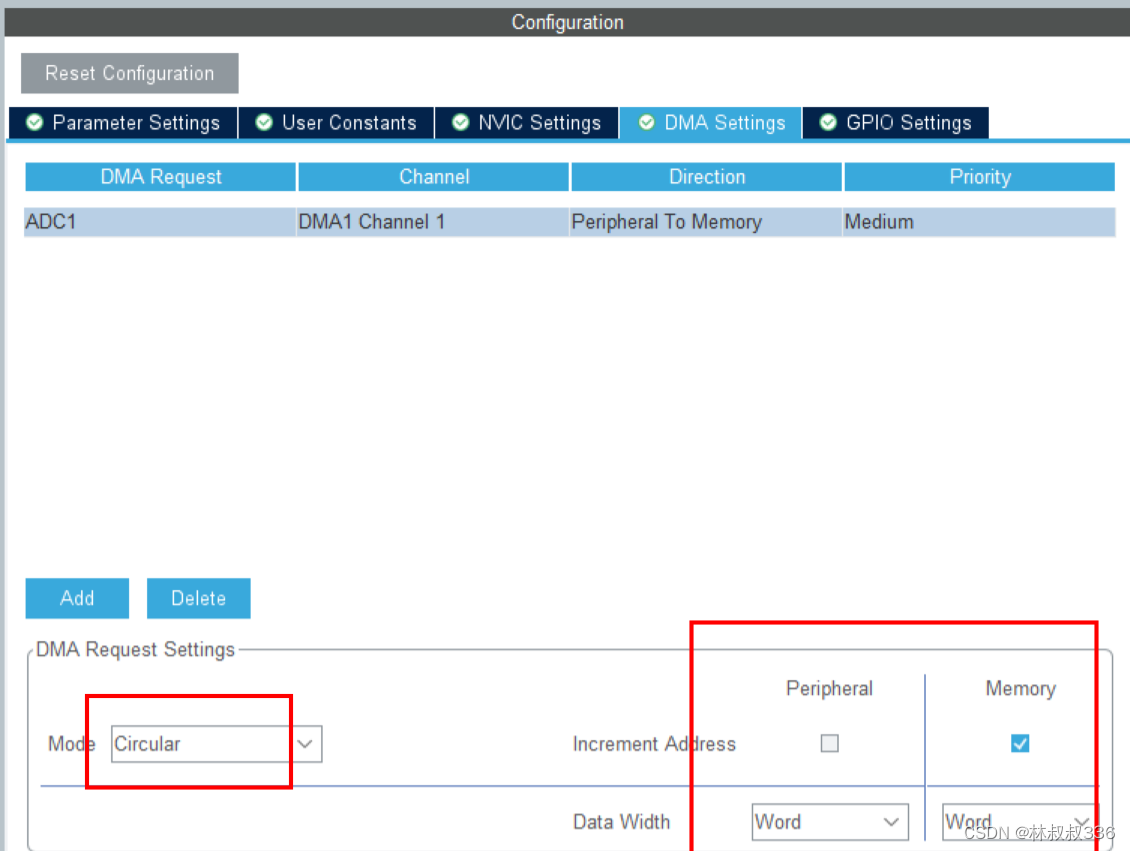 STM32CubeMX-ADC hal库 2 多通道采样（dma模式）_hal库adc多通道采样-CSDN博客
