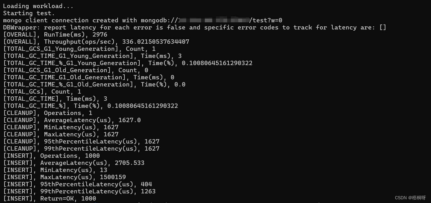 如何使用YCSB对mongodb数据库进行性能测试_ycsb mongodb-CSDN博客