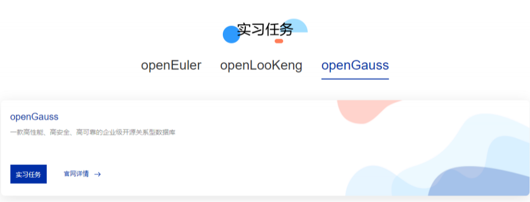 多重奖励 | openGauss开源实习来啦！_java_openGauss社区-华为开发者空间