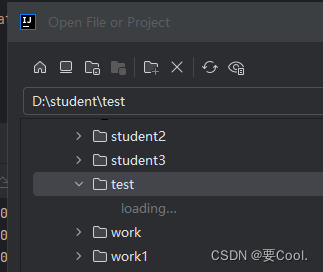 idea打开open file or project一直在loading_idea open file or project-CSDN博客