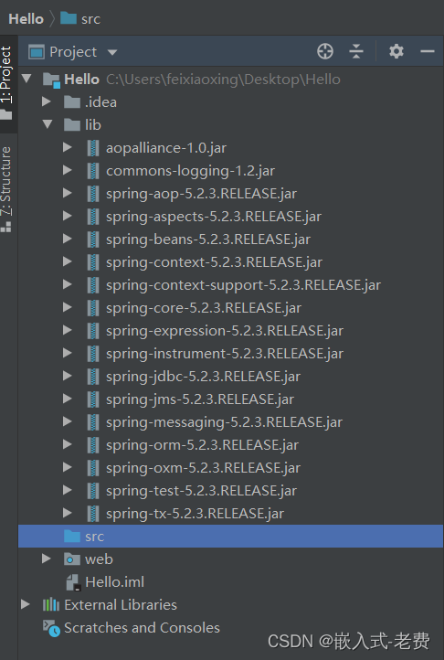 Java Web开发（第一个spring程序）java开发网站实例 Spring Csdn博客