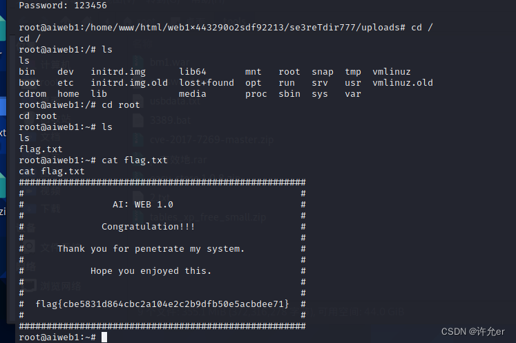 AI-WEB-1.0超详细多方法教程_ai靶机-CSDN博客