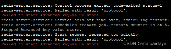 Redis activating无法启动的可能解决办法_redis active: failed-CSDN博客