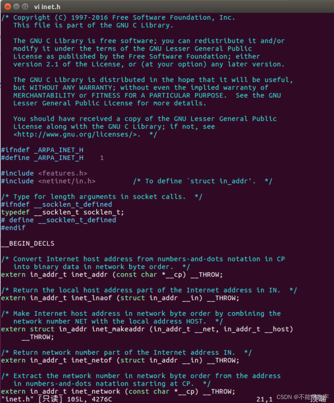 Linux网络编程——常用的头文件linux 网络 编程 头文件 Csdn博客