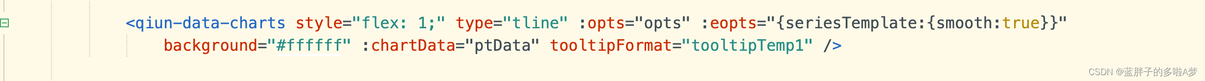 uniapp项目中 使用Uchart 组件 format自定义折线图数据点内容 （series数据点format）_ucharts ...