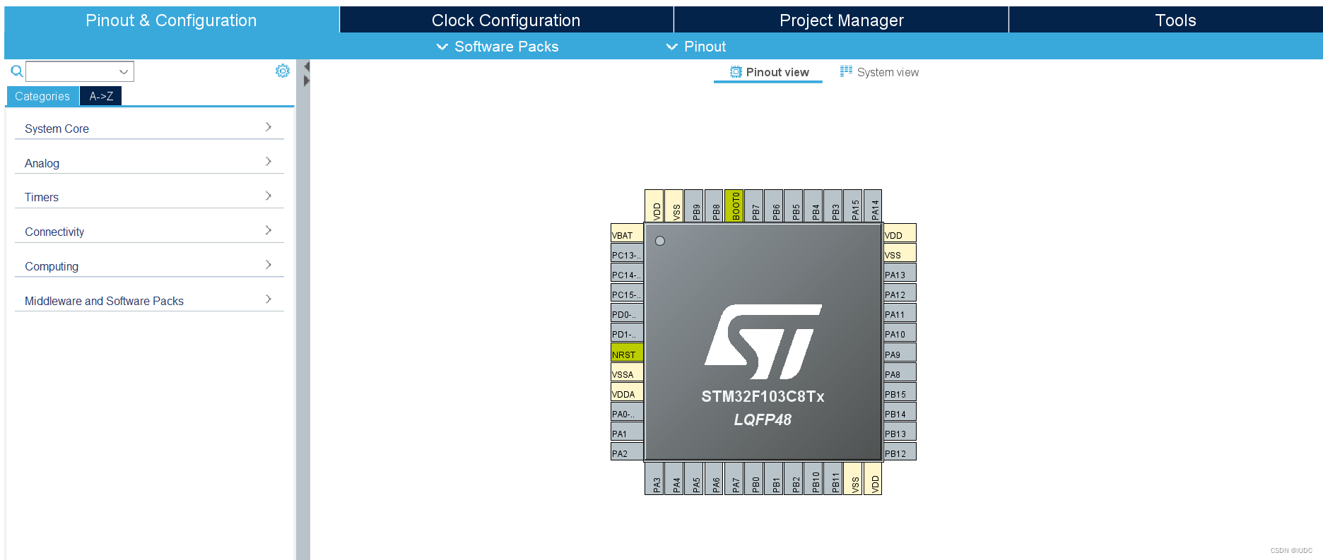 使用STM32CubeMX软件配置定时器输出pwm_stm32f103c8t6 cubemx pwm-CSDN博客