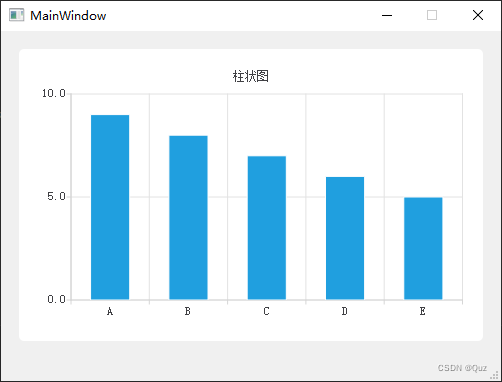 Qt编程：使用QBarSeries创建柱状图与多彩图表示例,-CSDN博客