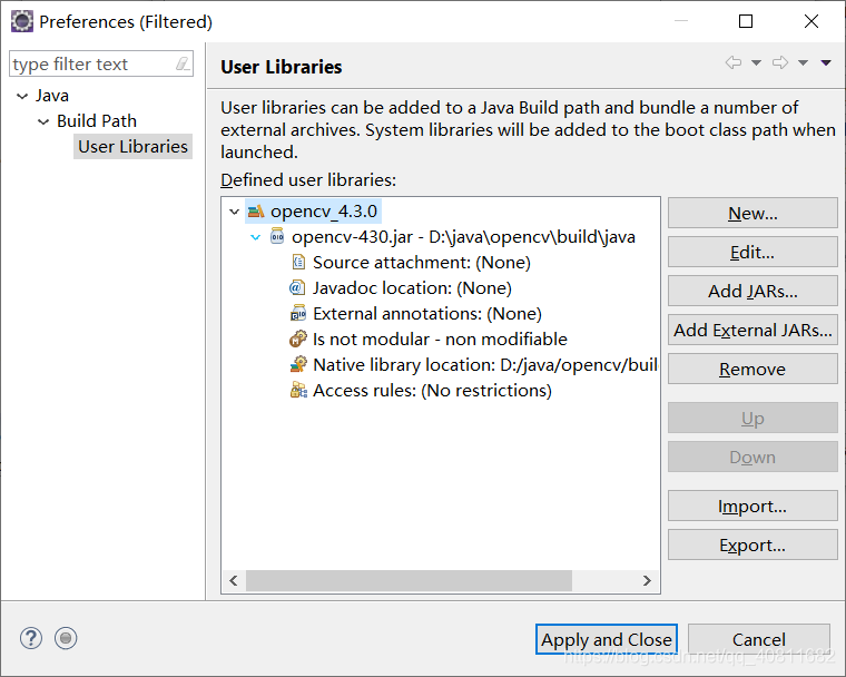 Java eclipse导入opencv步骤_eclipse 添加opencv依赖-CSDN博客