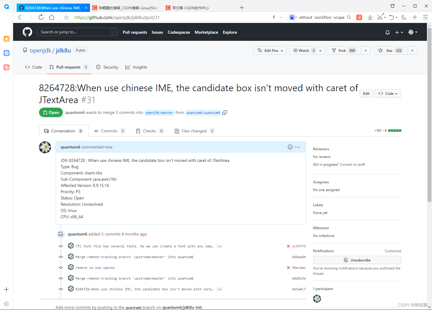 参与Github jdk8u开源，提交一个PR_如何给openjdk提pr-CSDN博客