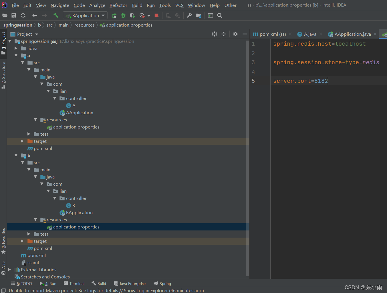 SpringSession演示_xsdxac-CSDN博客