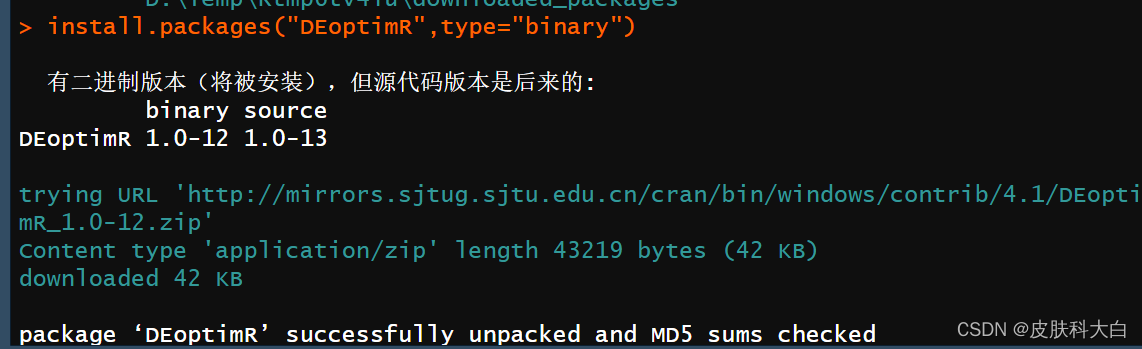 installation of package ‘DEoptimR’ had non-zero exit status_installation of package ‘deseq2’ had ...