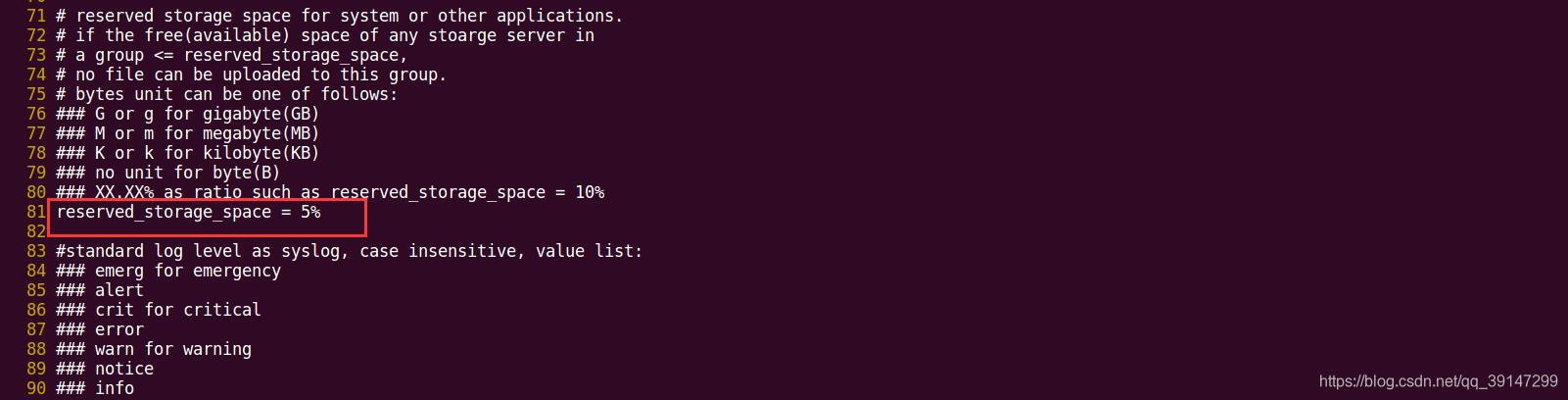 FastDFS报错 fdfs_client.exceptions.DataError: [-] Error: 28, No space left on device_com.github ...