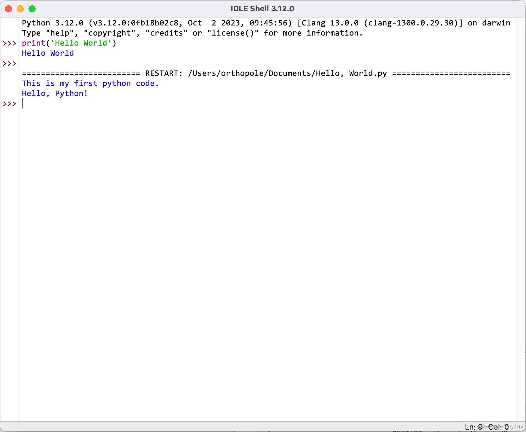 Python3新手教程 —— Hello, World!_python3 helloworld-CSDN博客