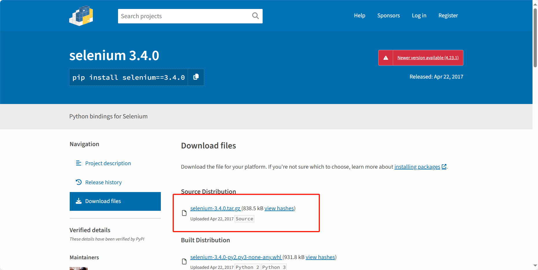 当镜像地址出错的时候下载selenium的处理办法_阿里云镜像源selenium-CSDN博客