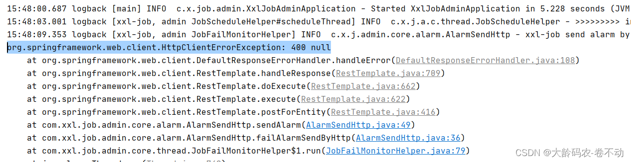 org.springframework.web.client.HttpClientErrorException: 400 null 问题排查-CSDN博客