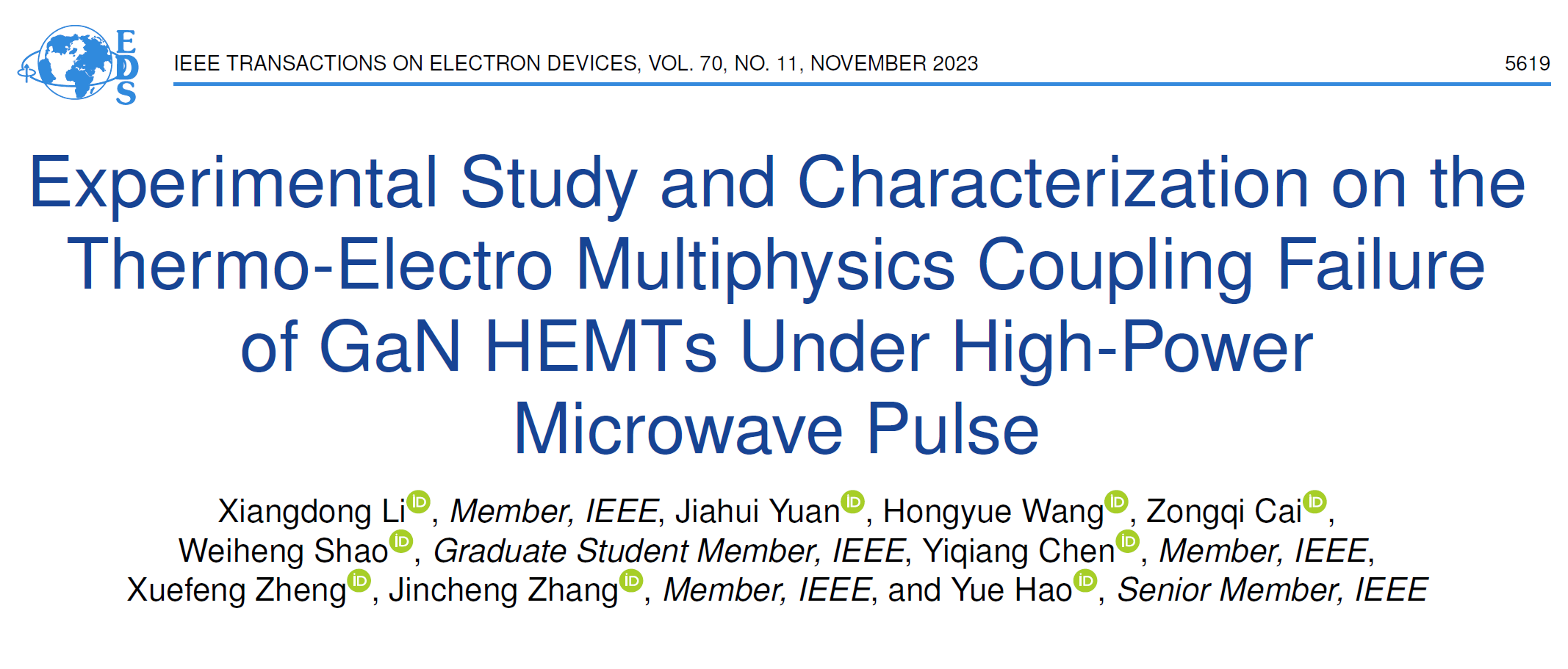 【氮化镓】微波脉冲对GaN HEMT失效的影响-CSDN博客