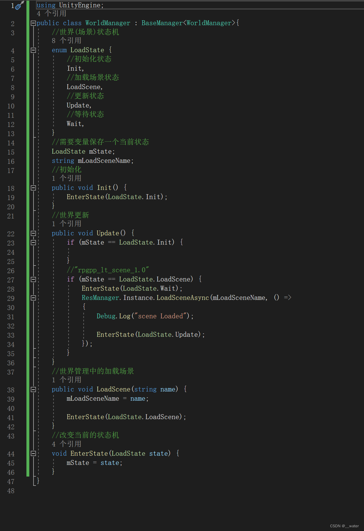 『游戏框架』加载角色【02】_gameframework fixedupdate-CSDN博客