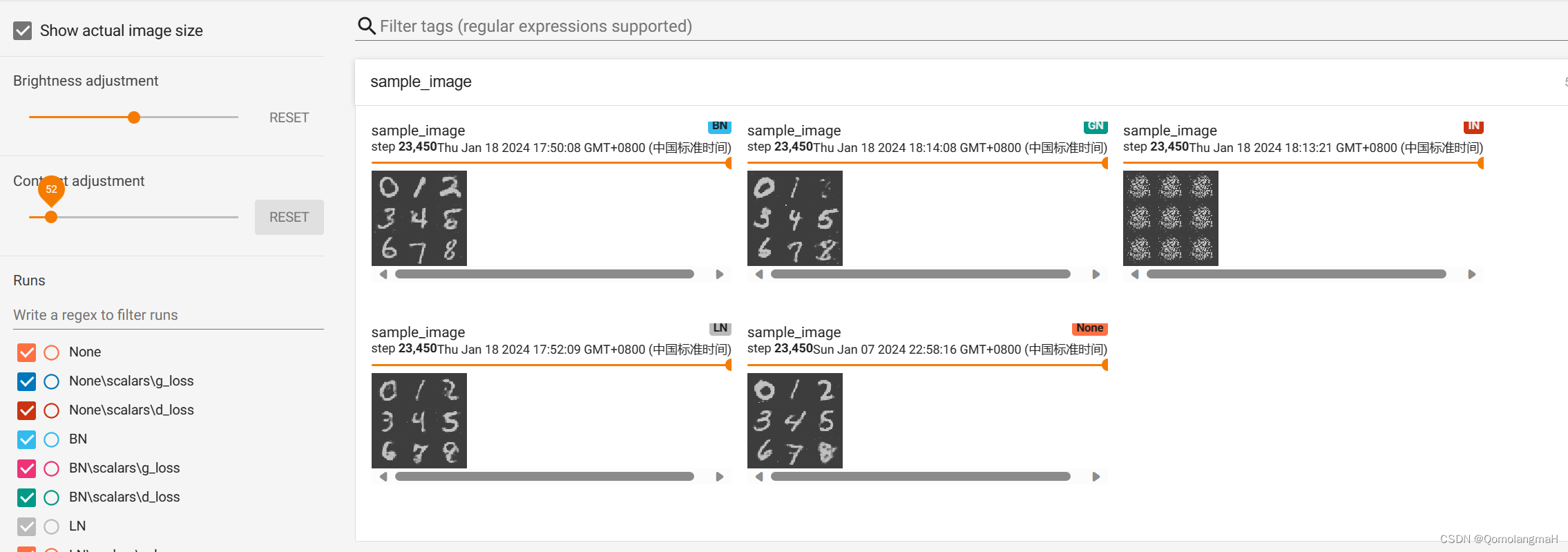 【深度学习实验】TensorBoard使用教程【SCALARS、IMAGES、TIME SERIES】_tensorboard scalars ...