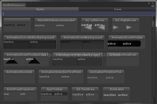 Unity所有自带style和icon_unityeditor buttonleft 字符串-CSDN博客