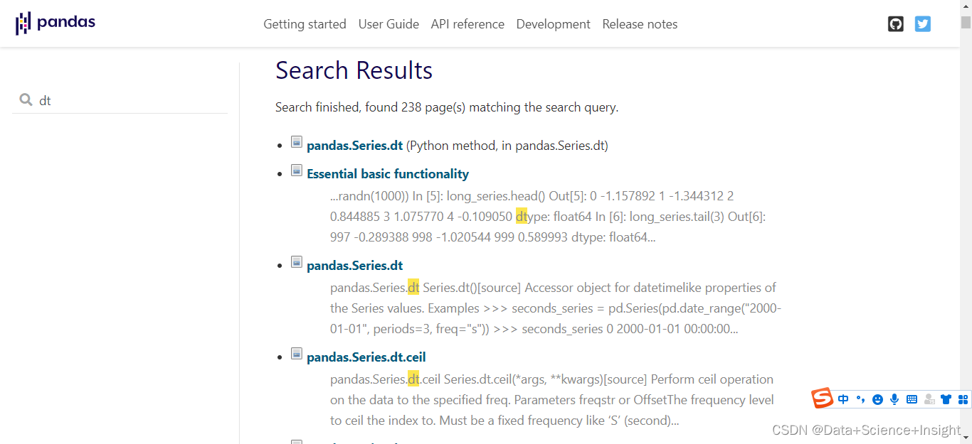 pandas使用dt.year(month/day/hour/minute/second)函数抽取dataframe日期数据列对应的年月日时分秒信息-CSDN博客