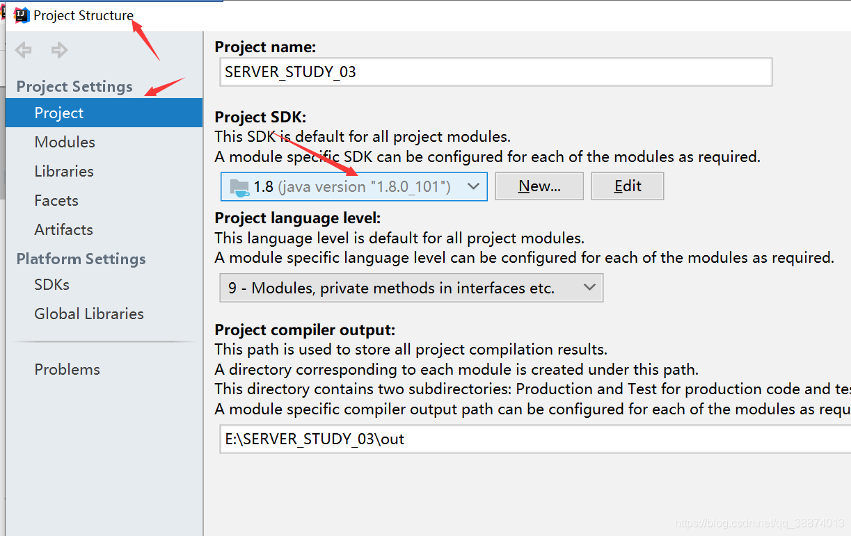 IntelliJ IDEA 编译Java程序出现 'Error:java: 无效的源发行版: 9' 的解决方案_idea java: -source 1.5 中不支持 multi-catch ...