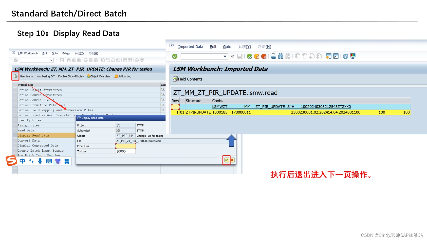 LSMW 功能展示一•Standard Batch/Direct Batch_lsmw standard-CSDN博客