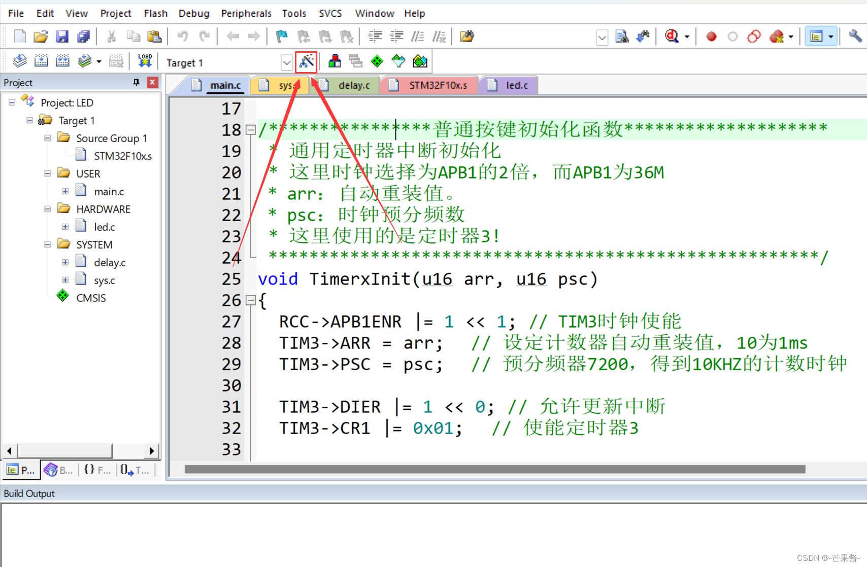 HNUST湖南科技大学嵌入式开发板使用-2024_keil.stm32f1xxdfp.2.4.1.pack-CSDN博客