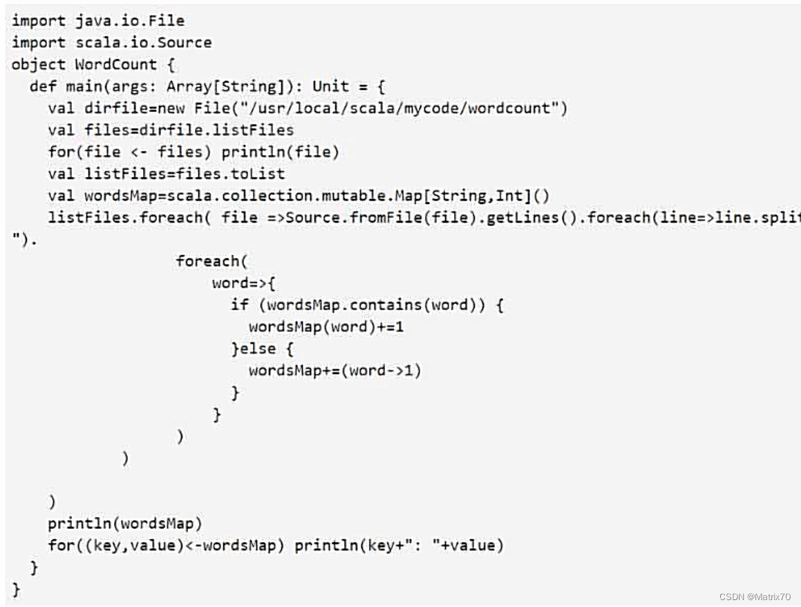 Spark基础知识21_Scala编程实例-WordCount详解_spark、用scala编写wordcount程序-CSDN博客