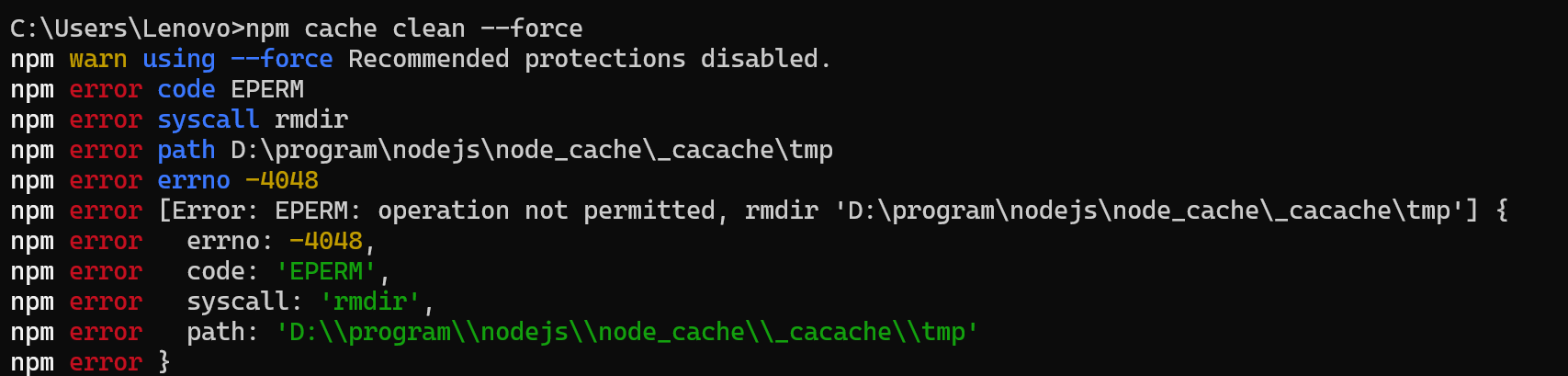 Nodejs安装踩坑记录和解决方案_npm install express -g-CSDN博客