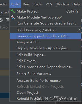 【Android Studio】创建第一个APP工程及生成APK安装包_android studio怎么生成apk文件-CSDN博客