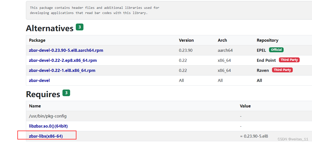 centos 安装pyzbar_importerror: unable to find zbar shared library-CSDN博客