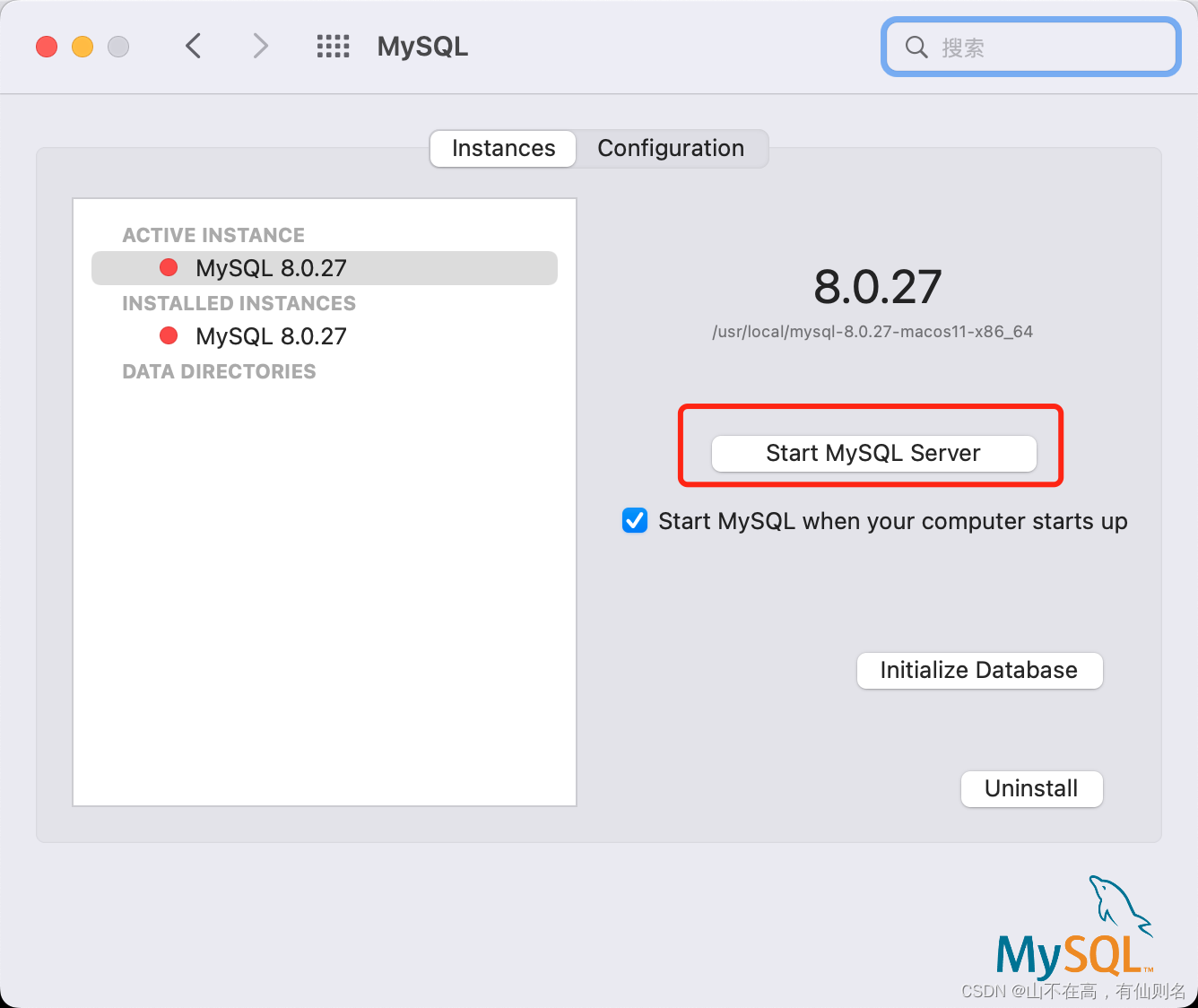 MacBook上启动Mysql_mac启动本地mysql-CSDN博客
