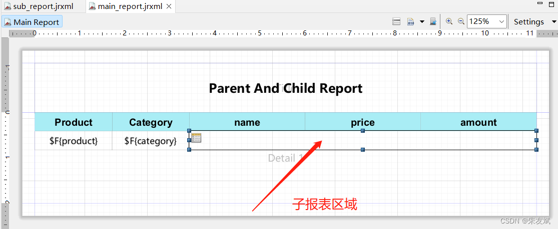 【JasperReports笔记04】如何使用Jasper Studio制作父子报表，并且通过Java + Parameters参数填充模板文件支持Android-CSDN博客