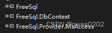 c# FreeSql 连接 Access例子_freesql access-CSDN博客