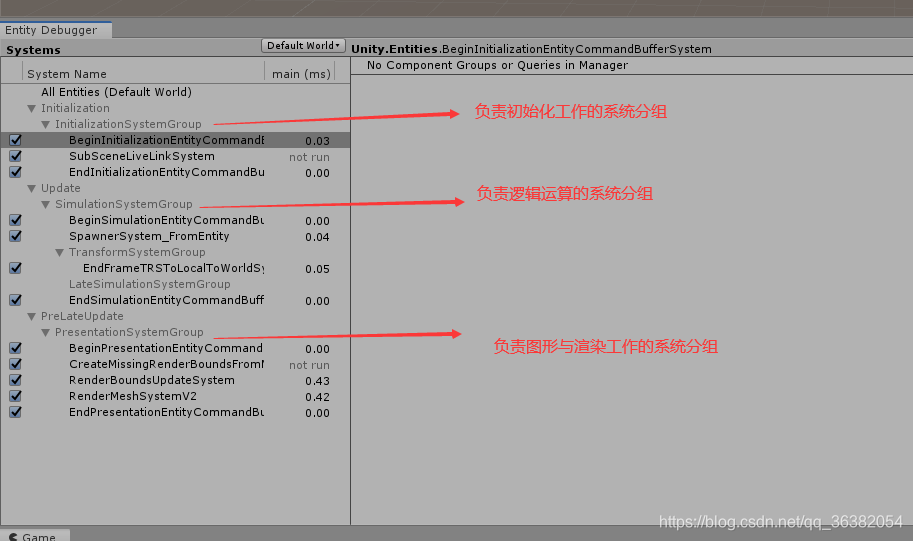 Unityecs学习日记十四:unityecs的system执行顺序(必读!)unity Updateingroup Csdn博客