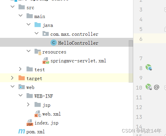第三个程序 spring mvc 用注解开发_inspection maven model inspection options-CSDN博客