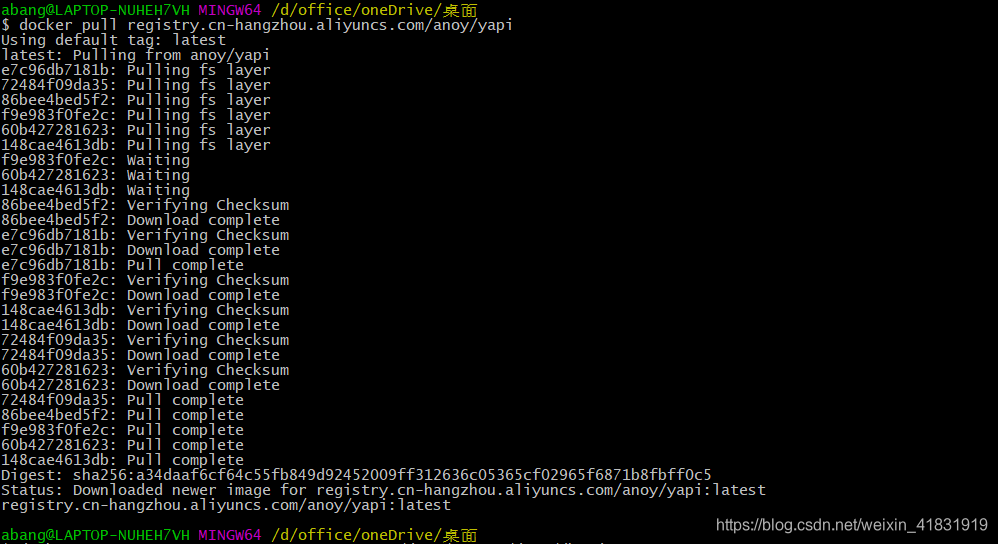 使用windows的docker 环境部署 yapi_docker:error response from daemon: mkdir-CSDN博客