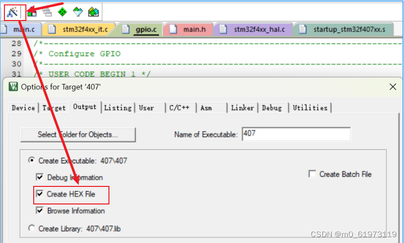 stm32如何生成hex和bin文件_stm32的hex生成bin-CSDN博客