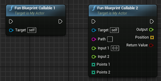 UE4 C++：UFUNCTION宏、函数说明符、元数据说明符_blueprintcallable,blueprintnativeevent-CSDN博客