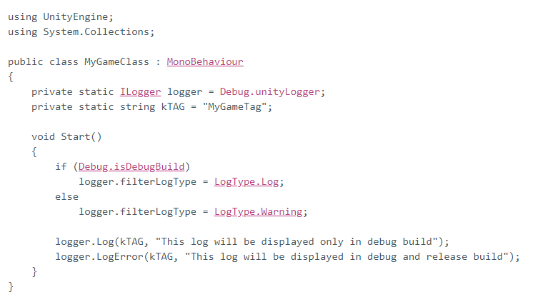 关于Debug.Log的一点儿小知识_debug.logerror-CSDN博客