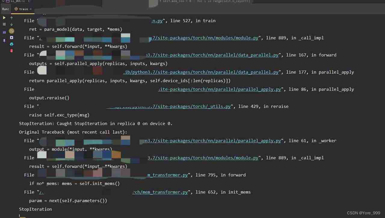 StopIteration: Caught StopIteration in replica 0 on device 0. 问题排查与解决 ...