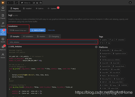 LVGL移植到基于VSCode的platformio工程的STM32L476 Nucleo开发板（st7789显示驱动）_platformio lvgl-CSDN博客