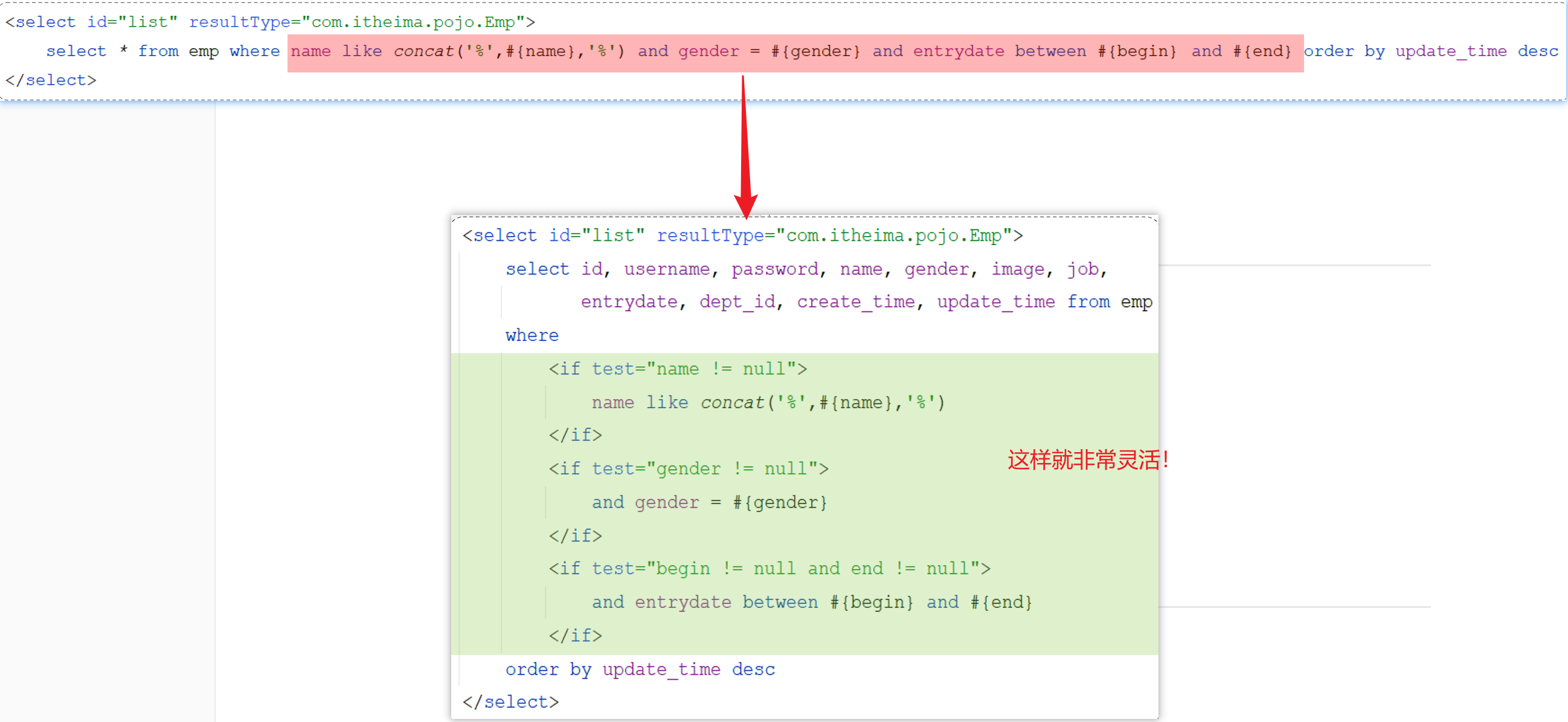 JavaWeb-36-Mybatis动态SQL_java mybatis sql语句