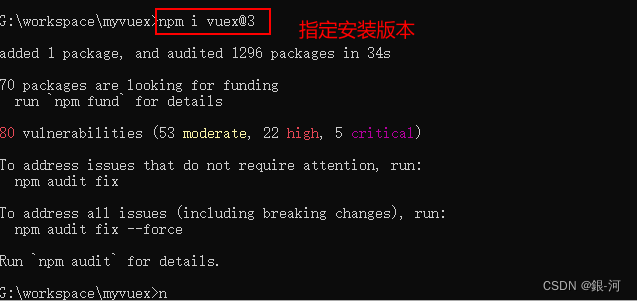 成功解决：Could not resolve dependency: npm ERR! peer vue@“^3.0.2“ from vuex@4.0.2-CSDN博客