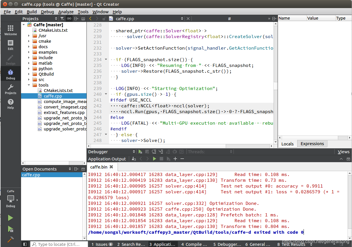 ubuntu1604 qt中配置调试caffe_bvlcqt-CSDN博客