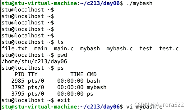 Linux：mybash命令提示符详细编写指南，附代码（不支持参数版本）_命令提示符代碼-CSDN博客