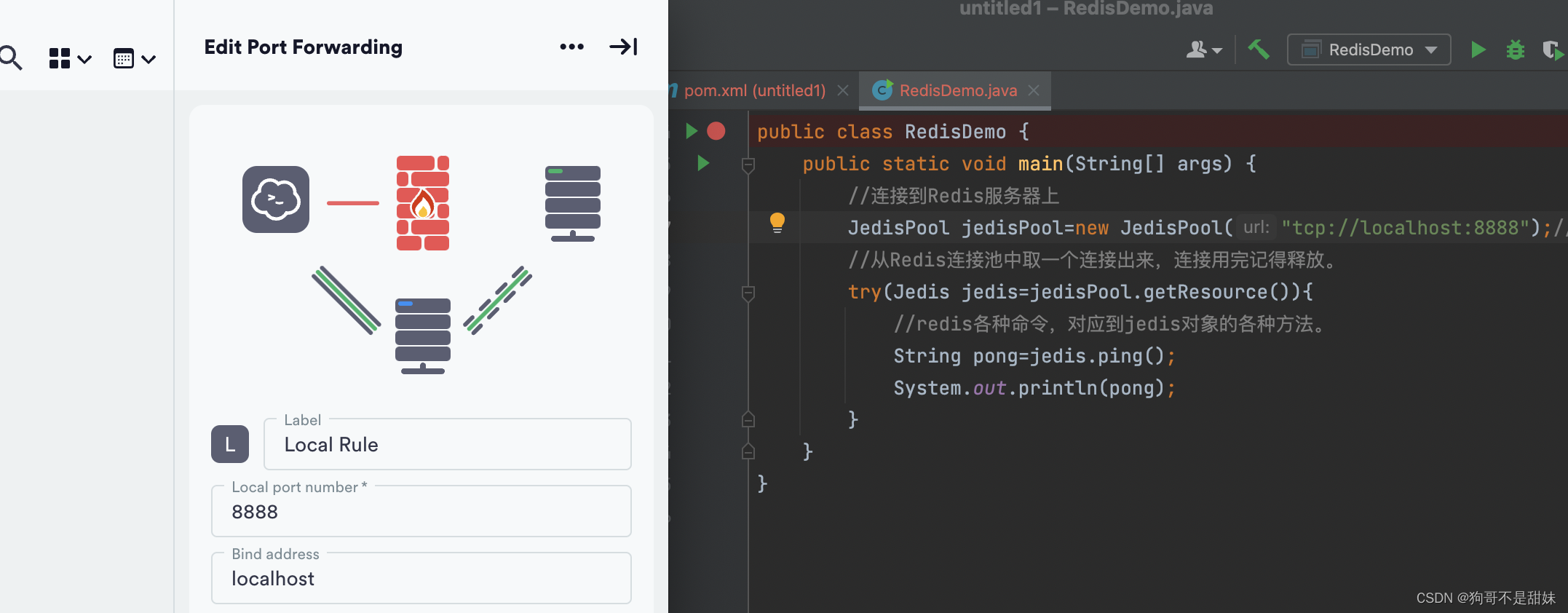 Redis在java(Maven)中使用,常用基本命令大全，最全Termius怎么进行端口映射(MAC系统最简单教学)_termius 端口转发-CSDN博客