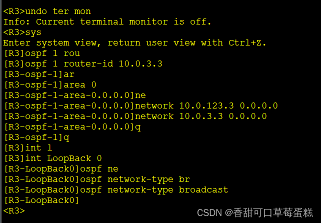 1. OSPF 基础实验（三）：邻接关系和 LSA_ip 地址设置及 ospf 区域划分如图所示,注意 r2 的 loopback0 、r5 的 loo-CSDN博客